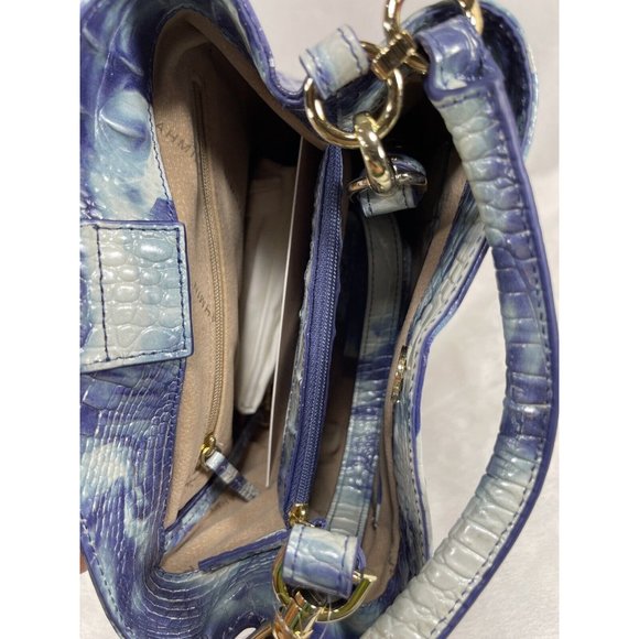 Brahmin | Bags | Brahmin Mini Amelia Satchelshoulder Bag In Chambray ...